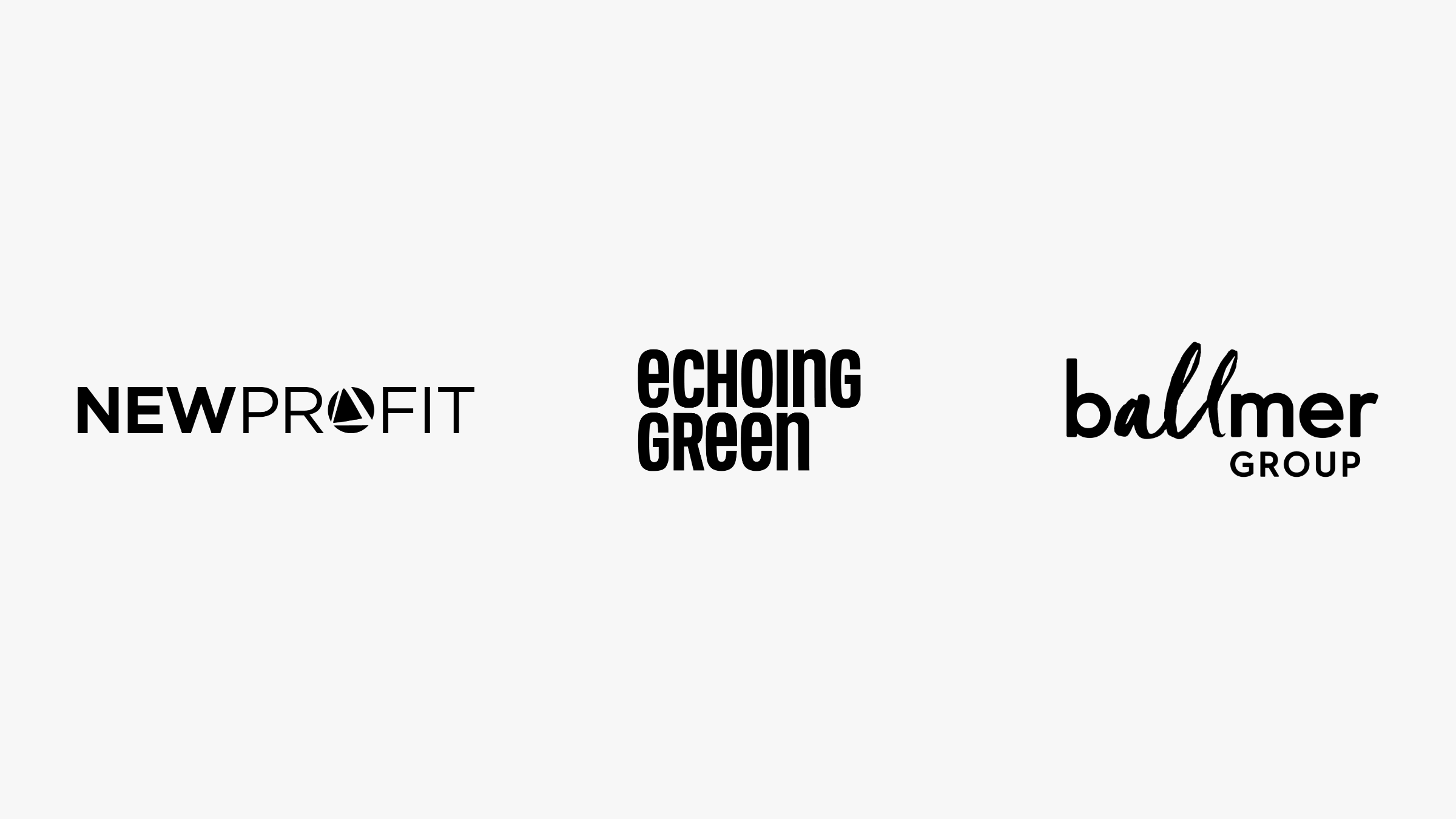 Ballmer Group, New Profit and Echoing Green Announce New Initiative to ...